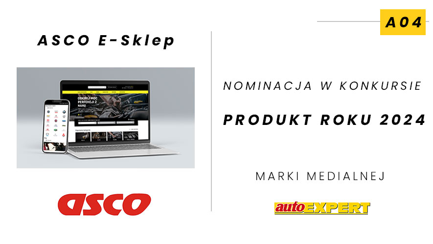 Platforma: E-Sklep – ASCO – Nominacja: Produkt Roku 2024 | autoEXPERT